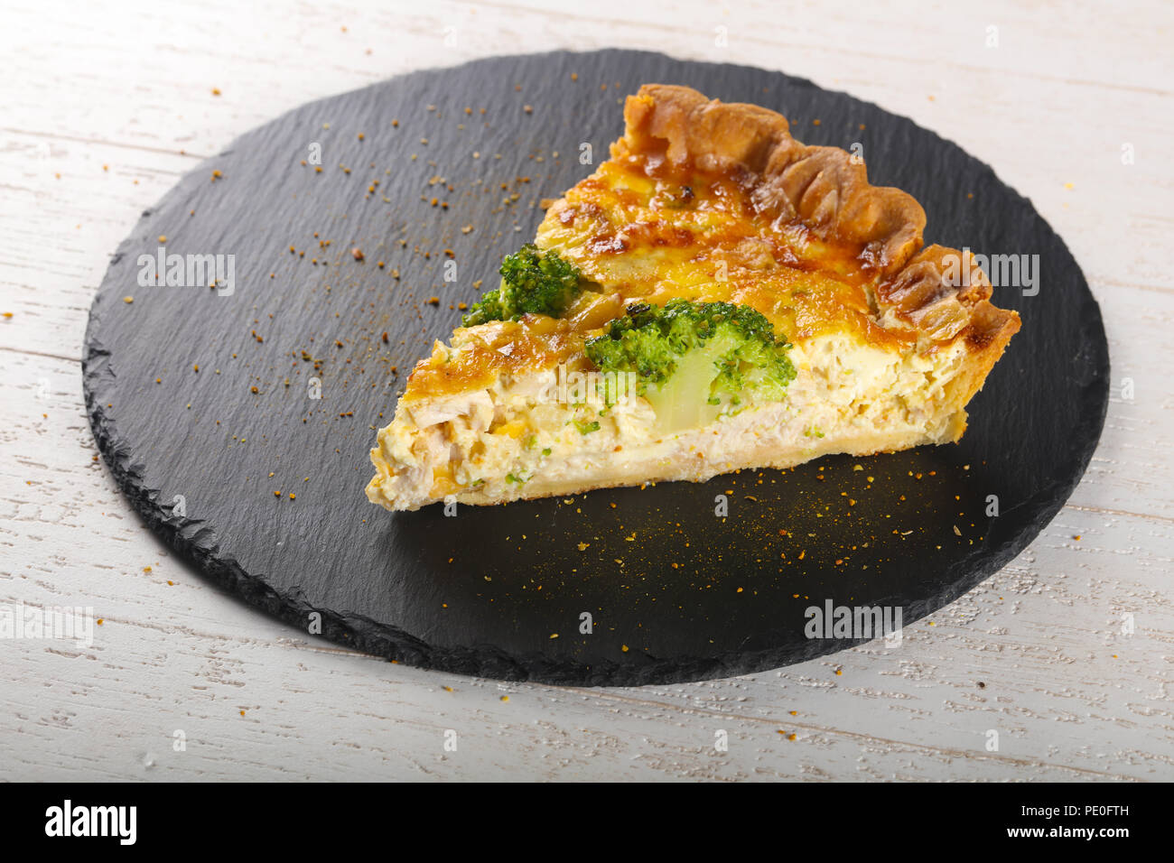 Traditional Russian kish pie Stock Photo - Alamy