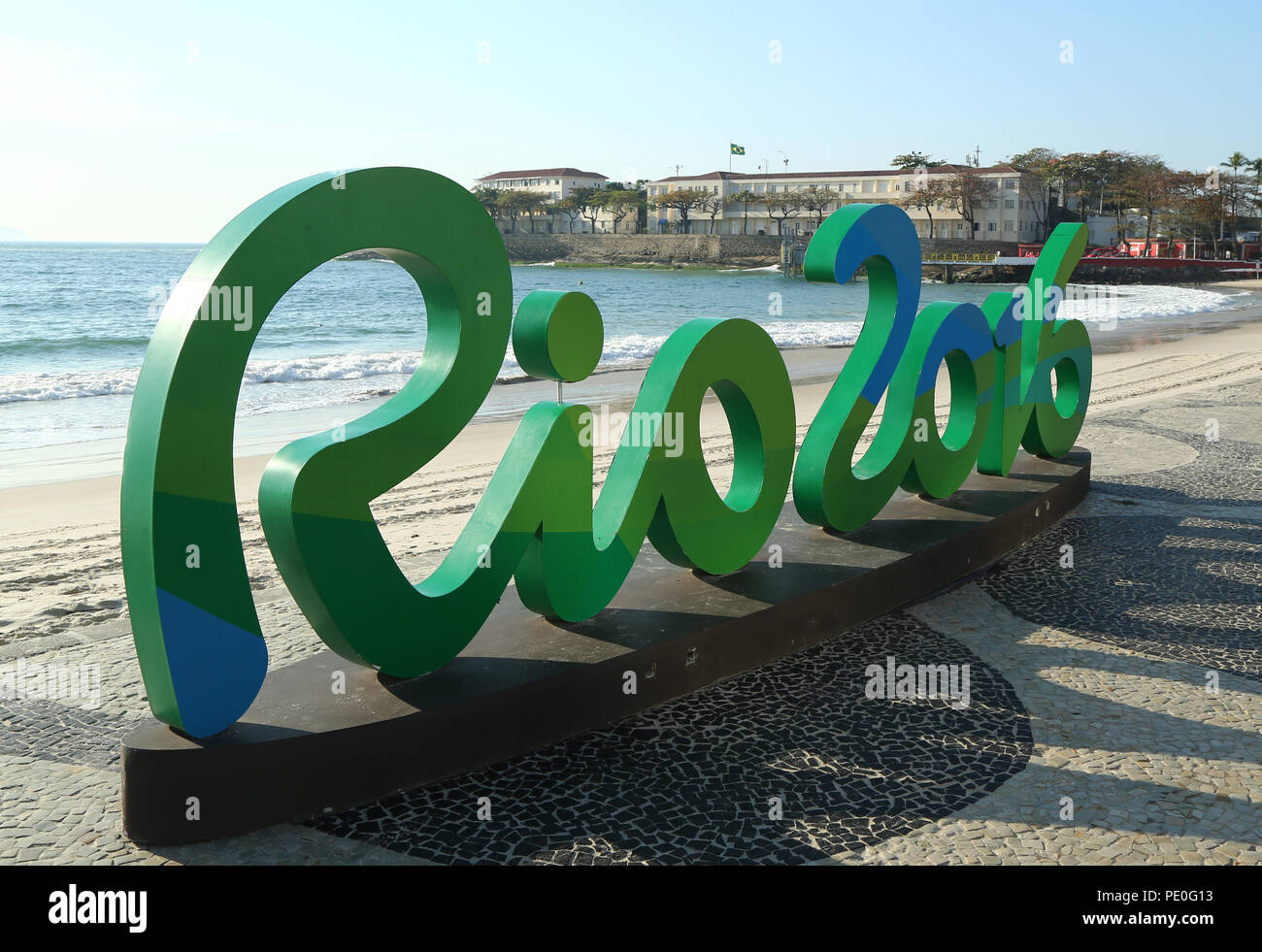 Olympics logo rio hi-res stock photography and images - Alamy