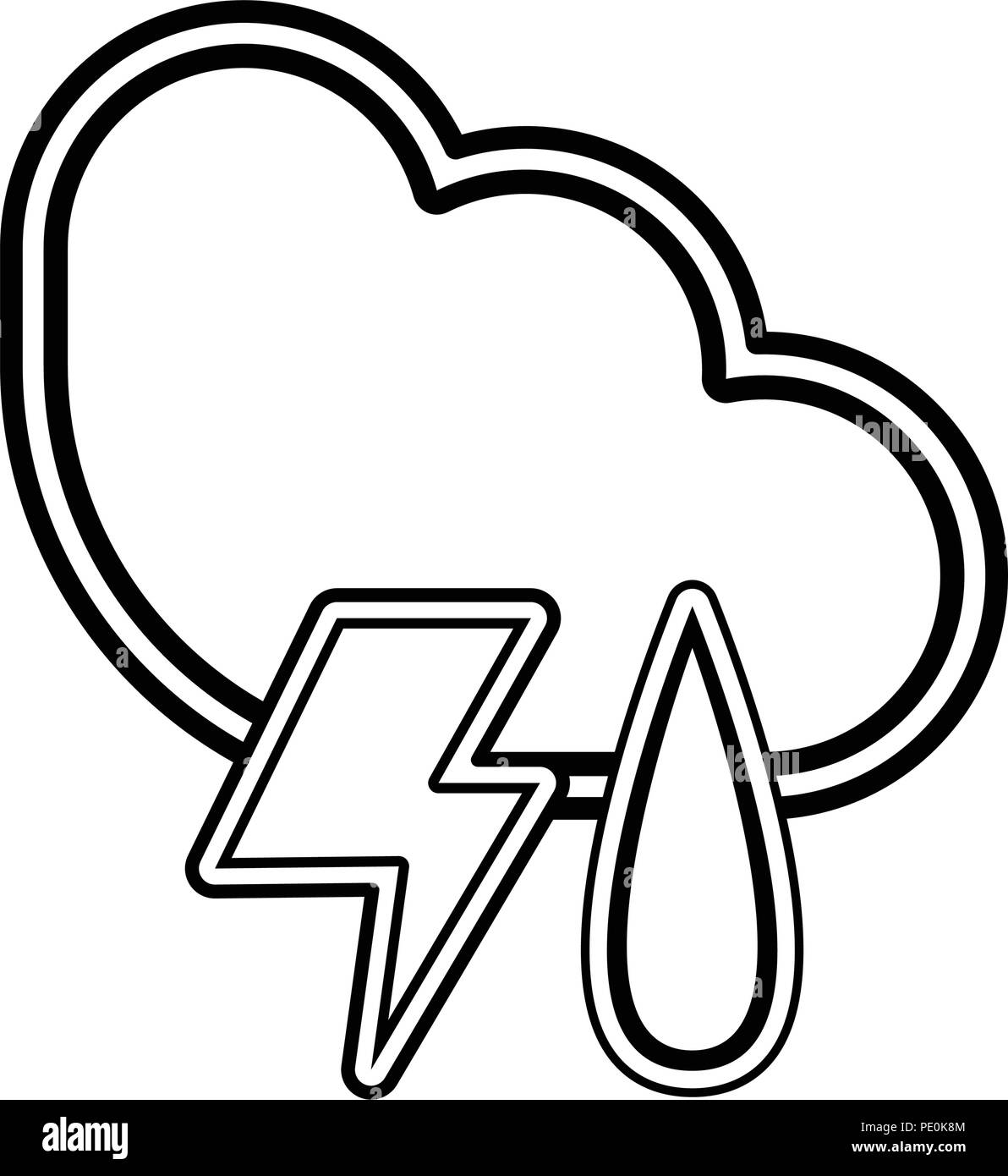 Isolated thunderstorm weather icon Stock Vector Image & Art - Alamy Isolated thunderstorm weather icon Stock Vector Image & Art - Alamy