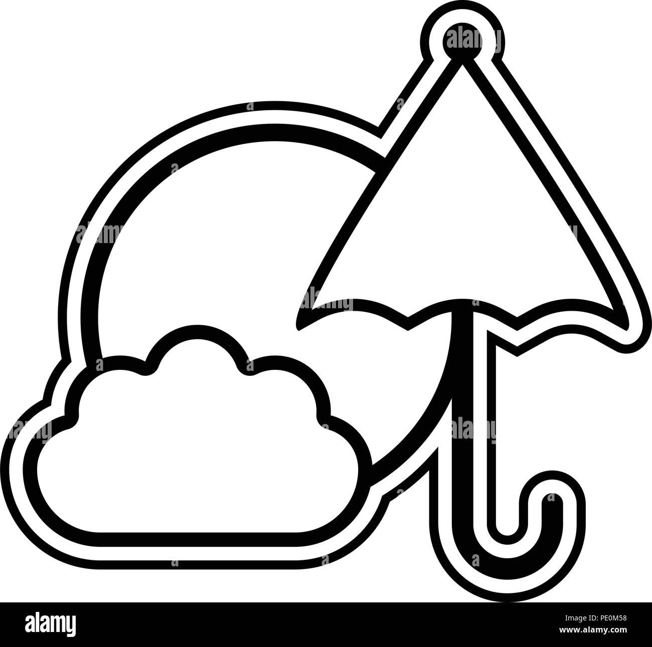 Isolated sunny weather icon Stock Vector Image & Art - Alamy