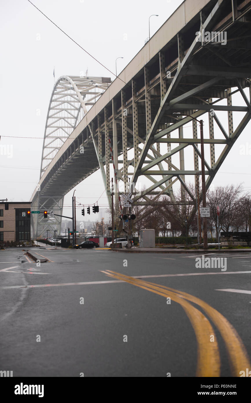 The large two-story famous arched automotive transportation Fremont ...