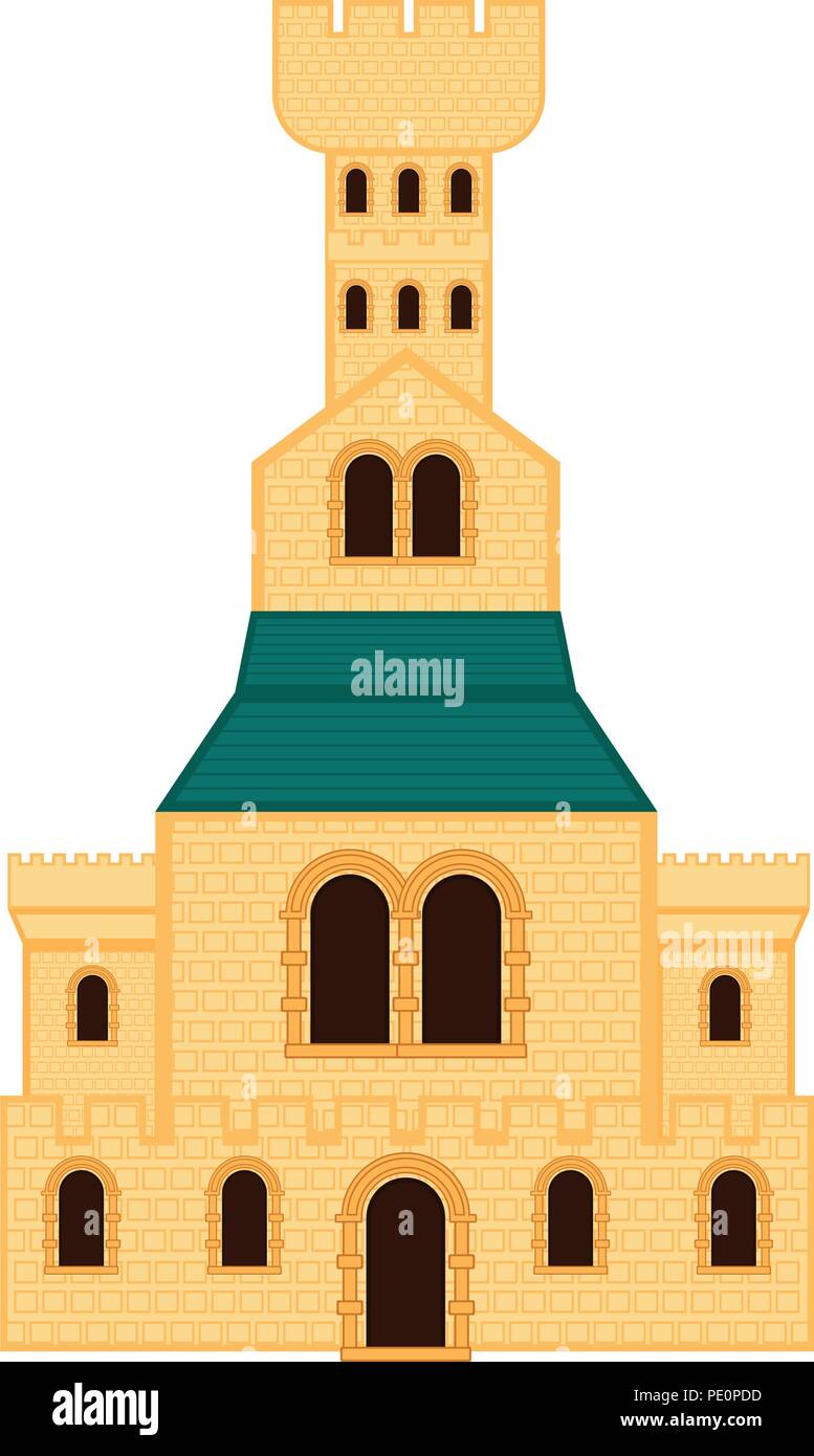 Isolated medieval tower building Stock Vector Image & Art - Alamy