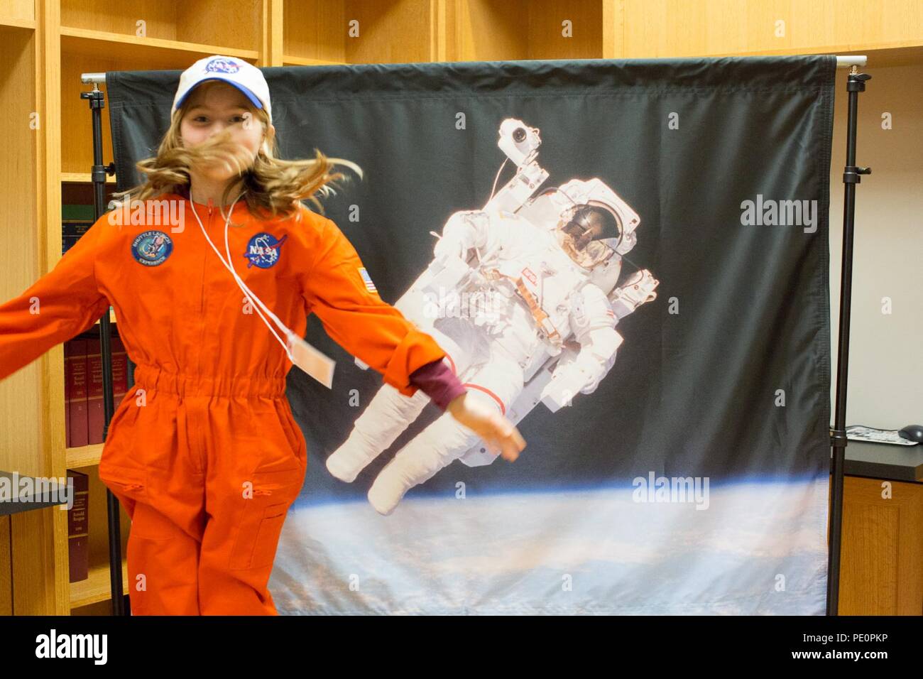 During a space-themed sleepover on October 14 - 15, 2017 at the ...