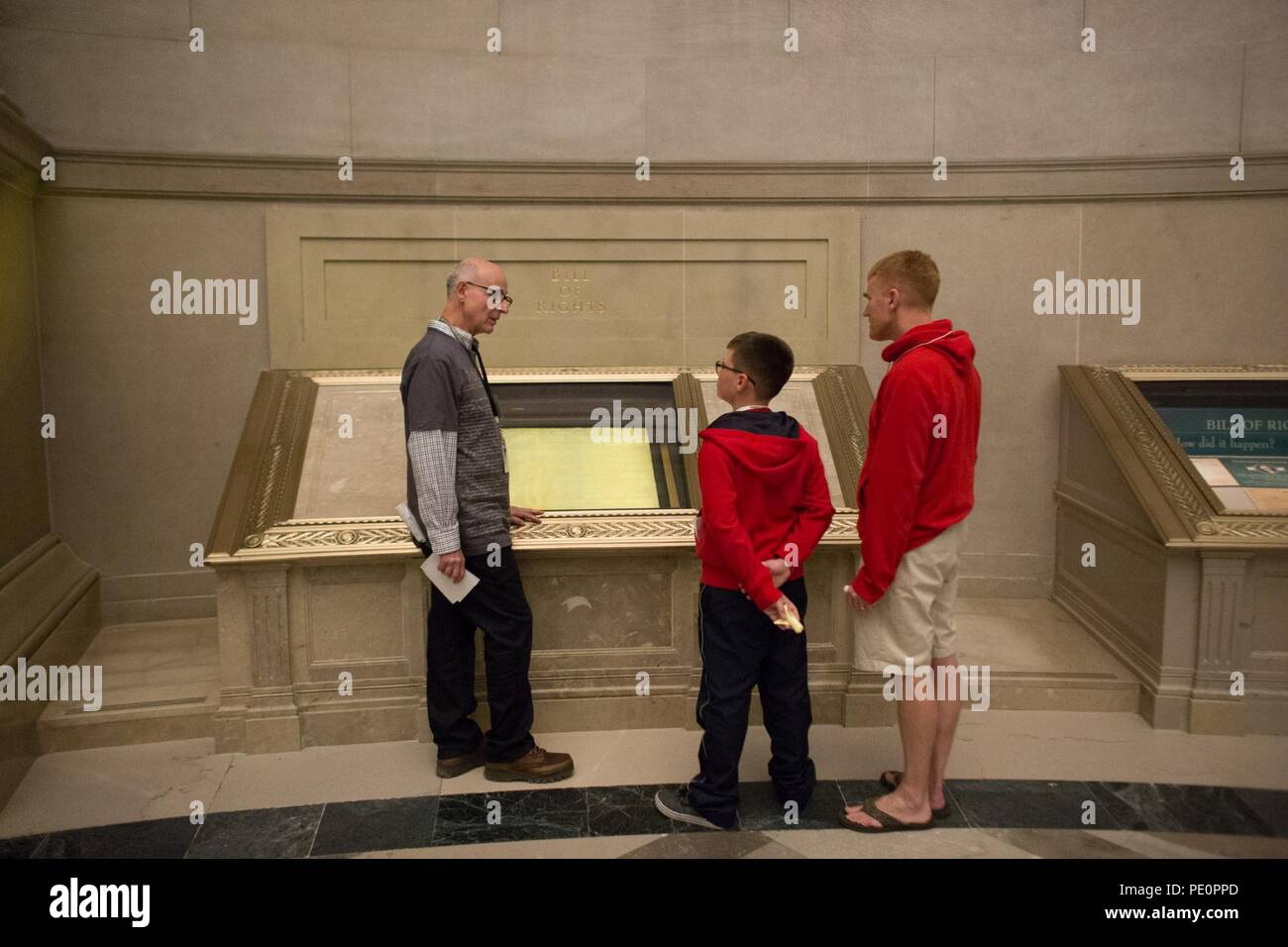 During a recent space-themed sleepover at the National Archives in ...