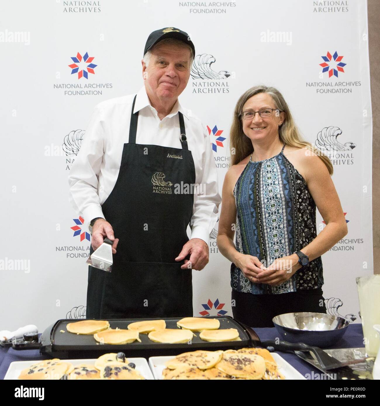 During a recent space-themed sleepover at the National Archives in ...