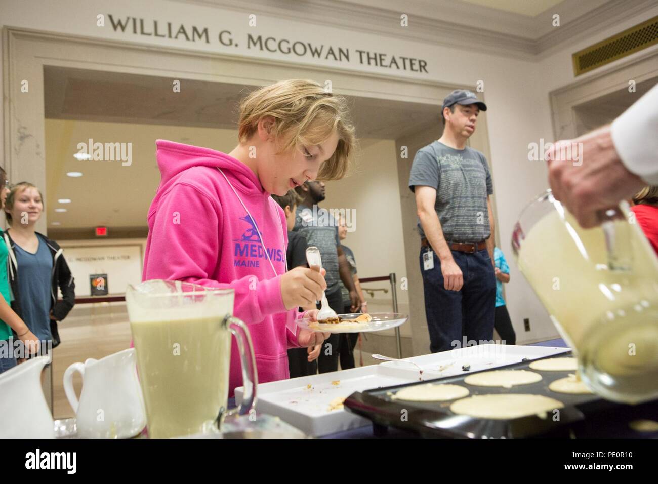 During a recent space-themed sleepover at the National Archives in ...