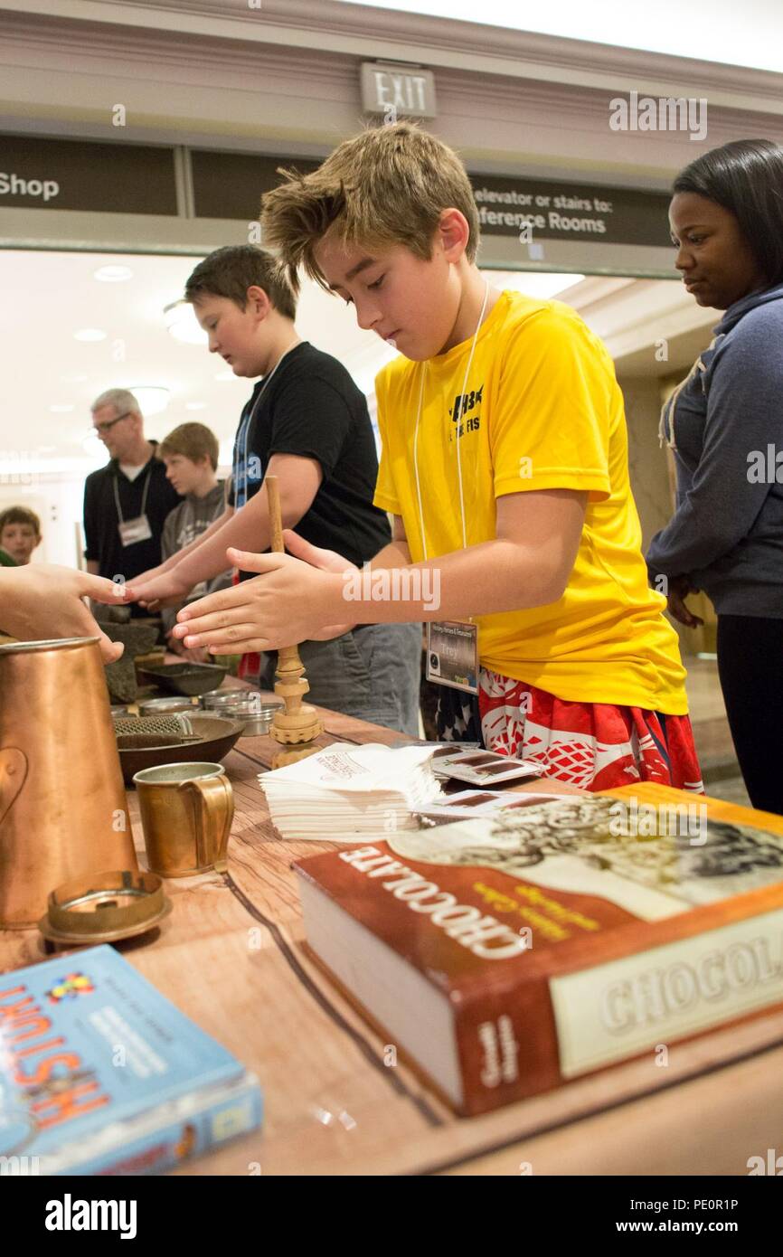 During a recent space-themed sleepover at the National Archives in ...
