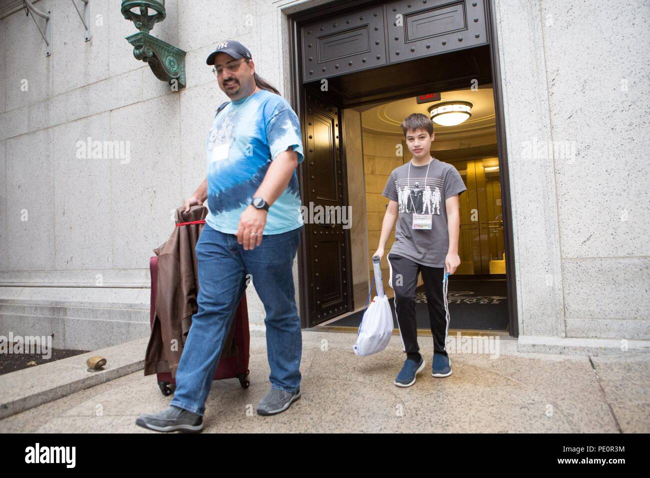 During a recent space-themed sleepover at the National Archives in ...