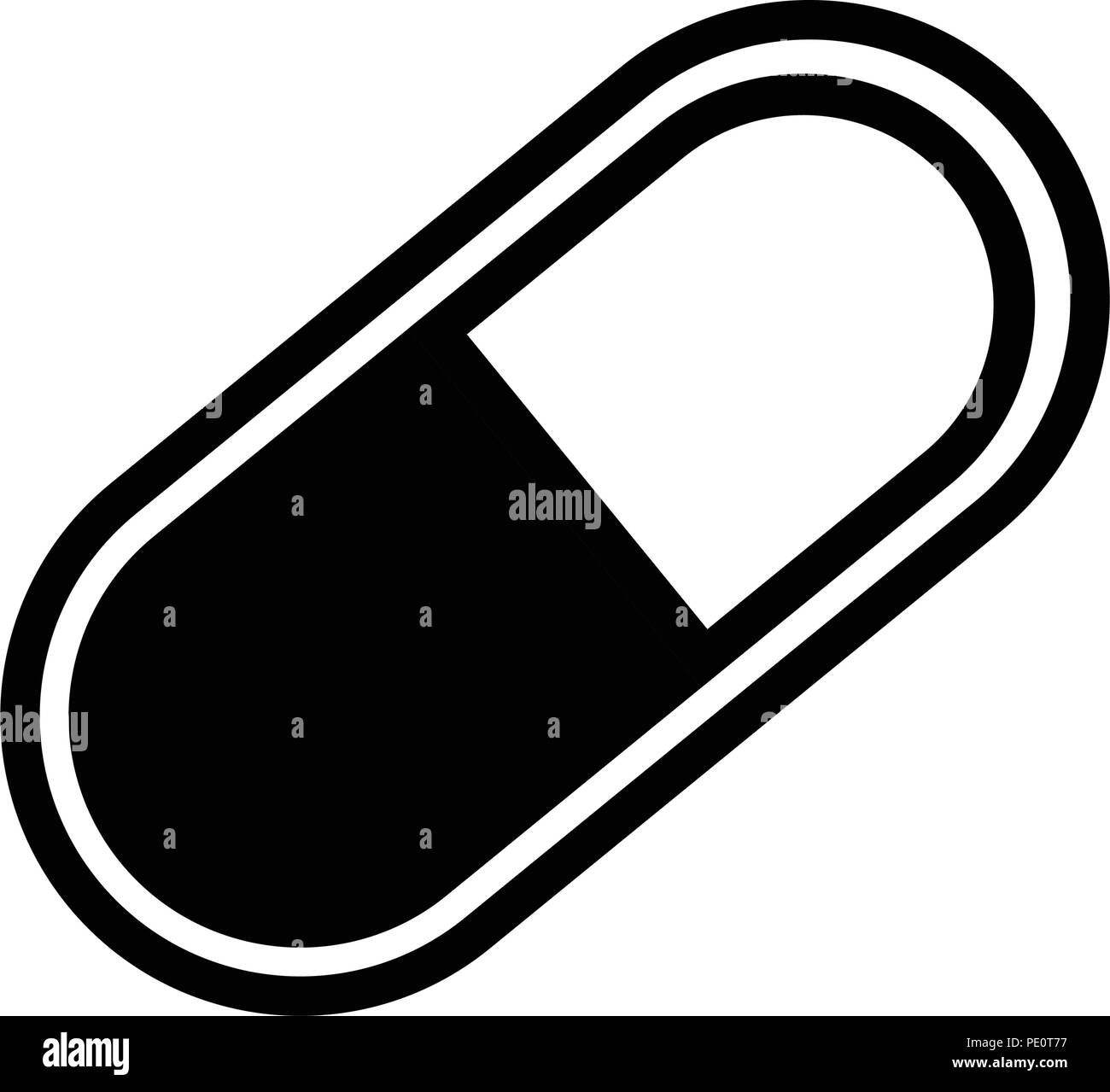 Isolated medicine pill icon Stock Vector Image & Art - Alamy