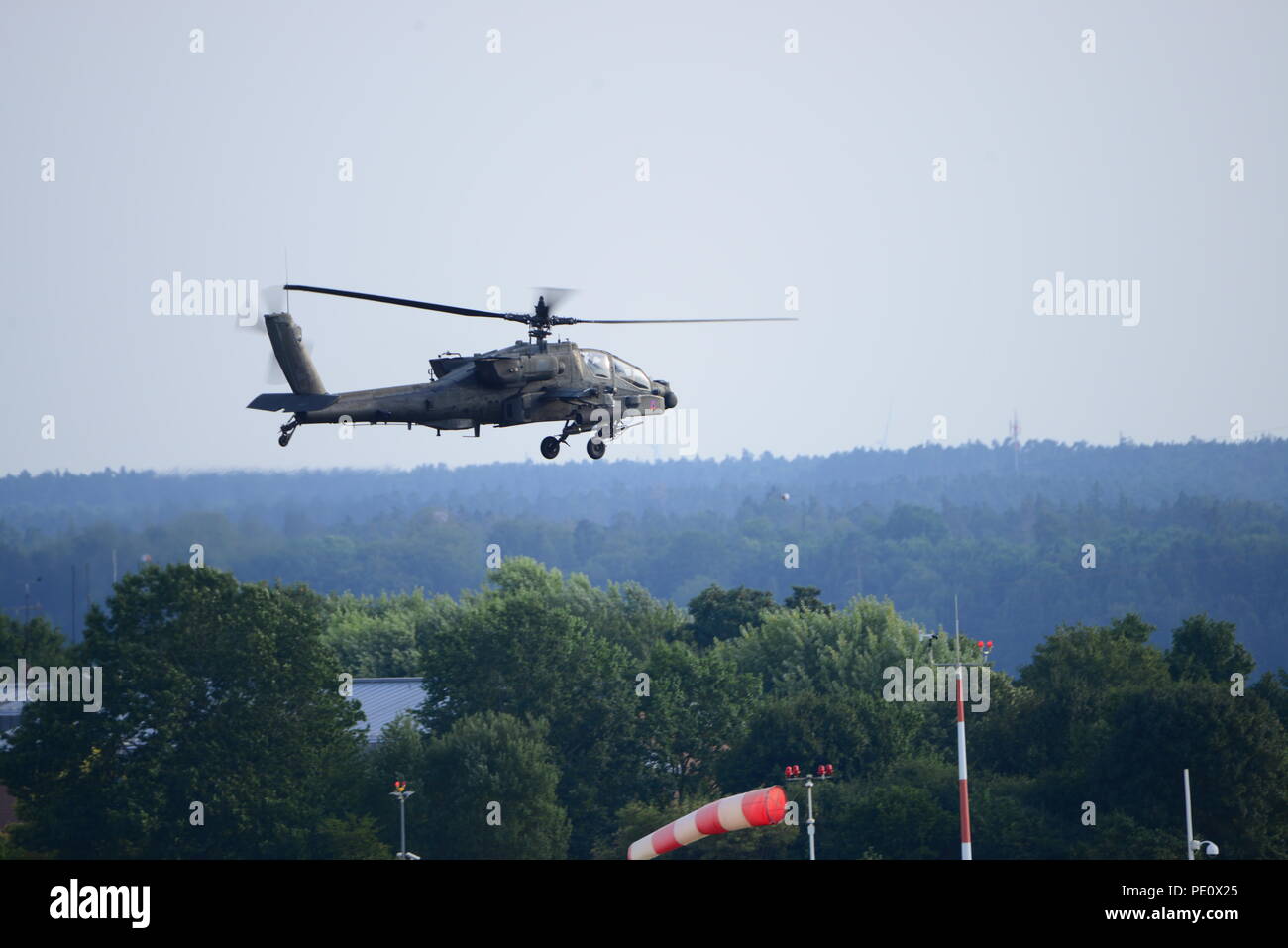 A U.S. Army Apache helicopter with the 1st Battalion, 3rd Aviation Regiment(Attack ...