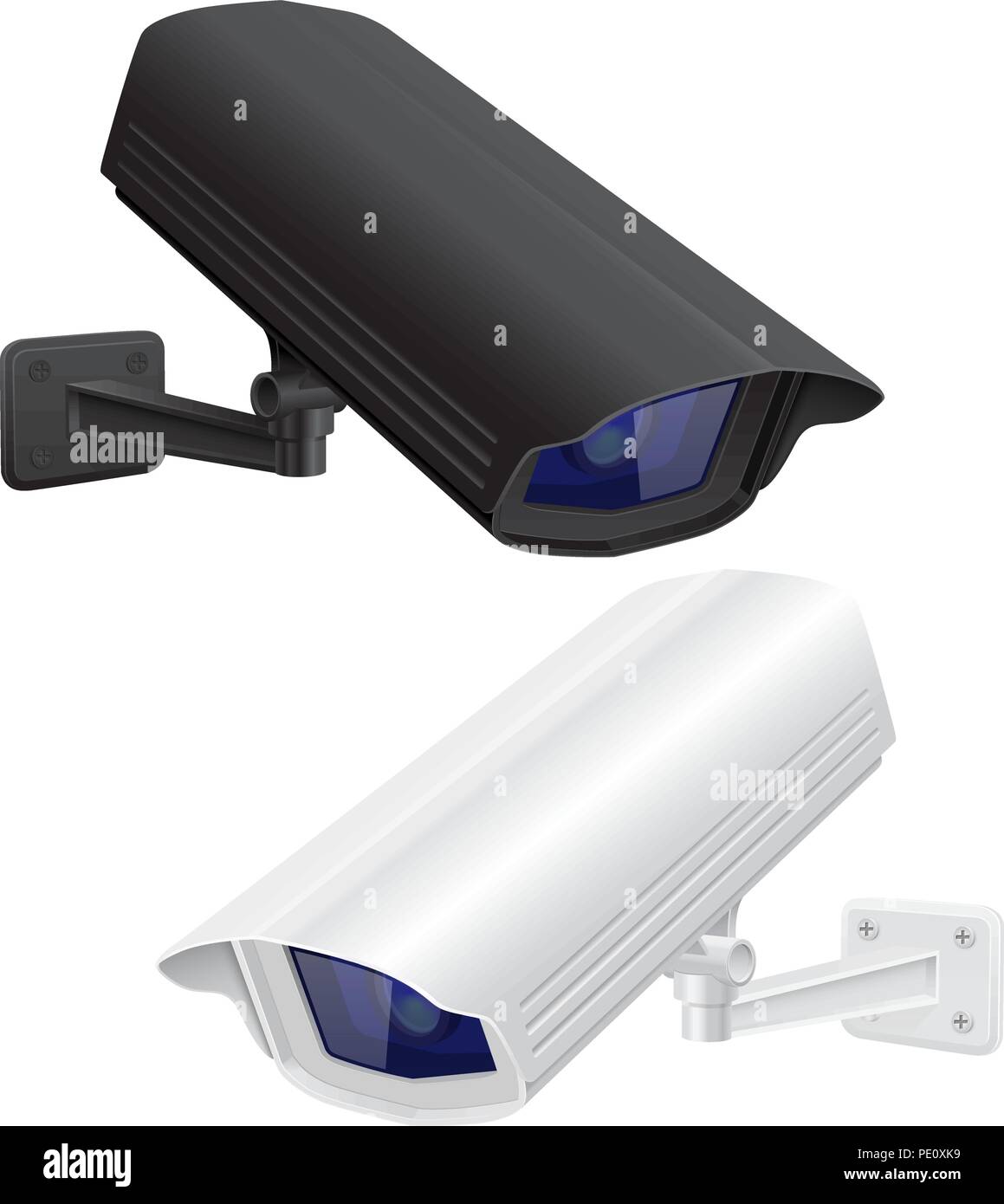 Black and white tv Stock Vector Images - Alamy