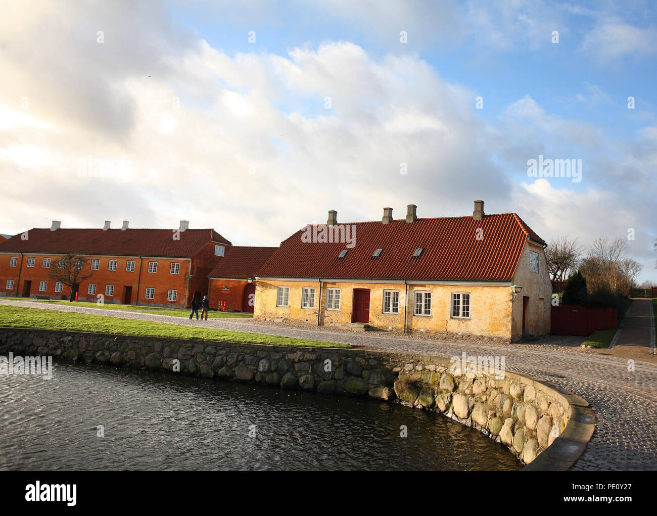 Kronborg Castle in Elsinore, north of Copenhagen one of northern Europe ...