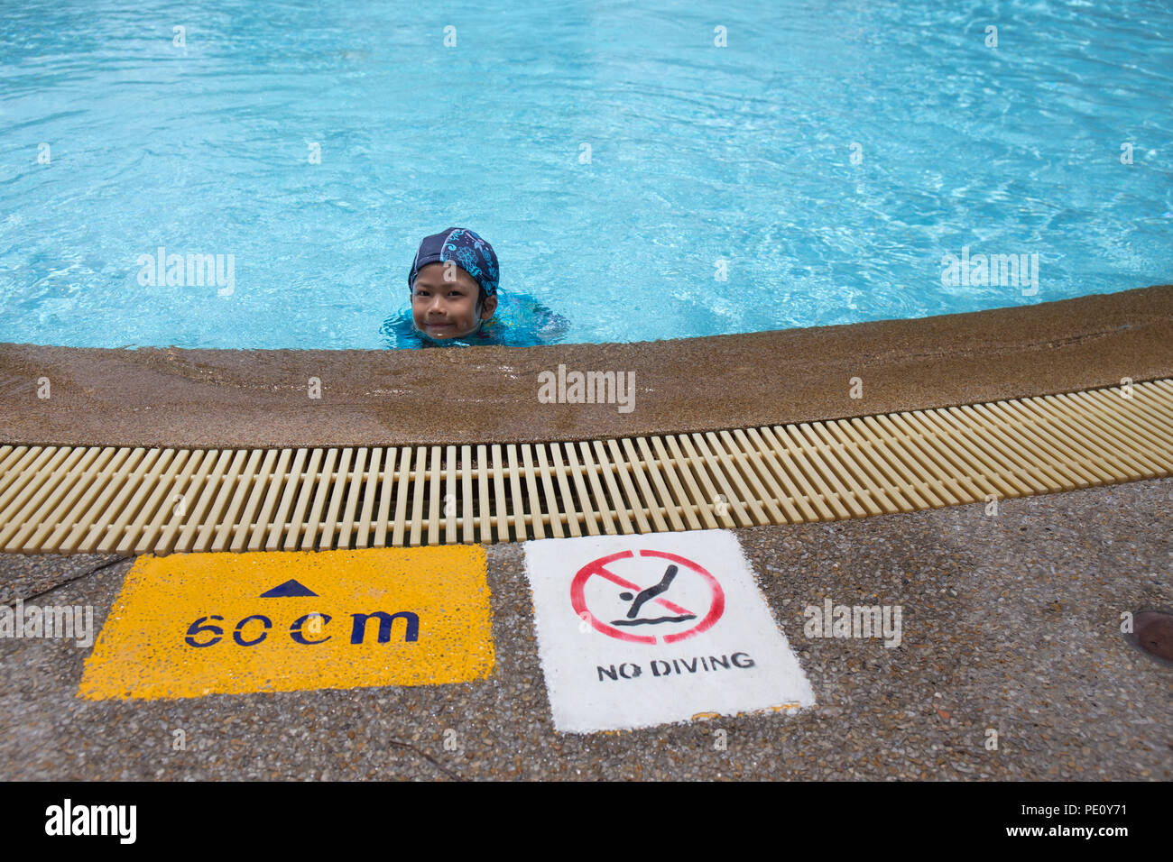 Safety pool depth hi-res stock photography and images - Alamy