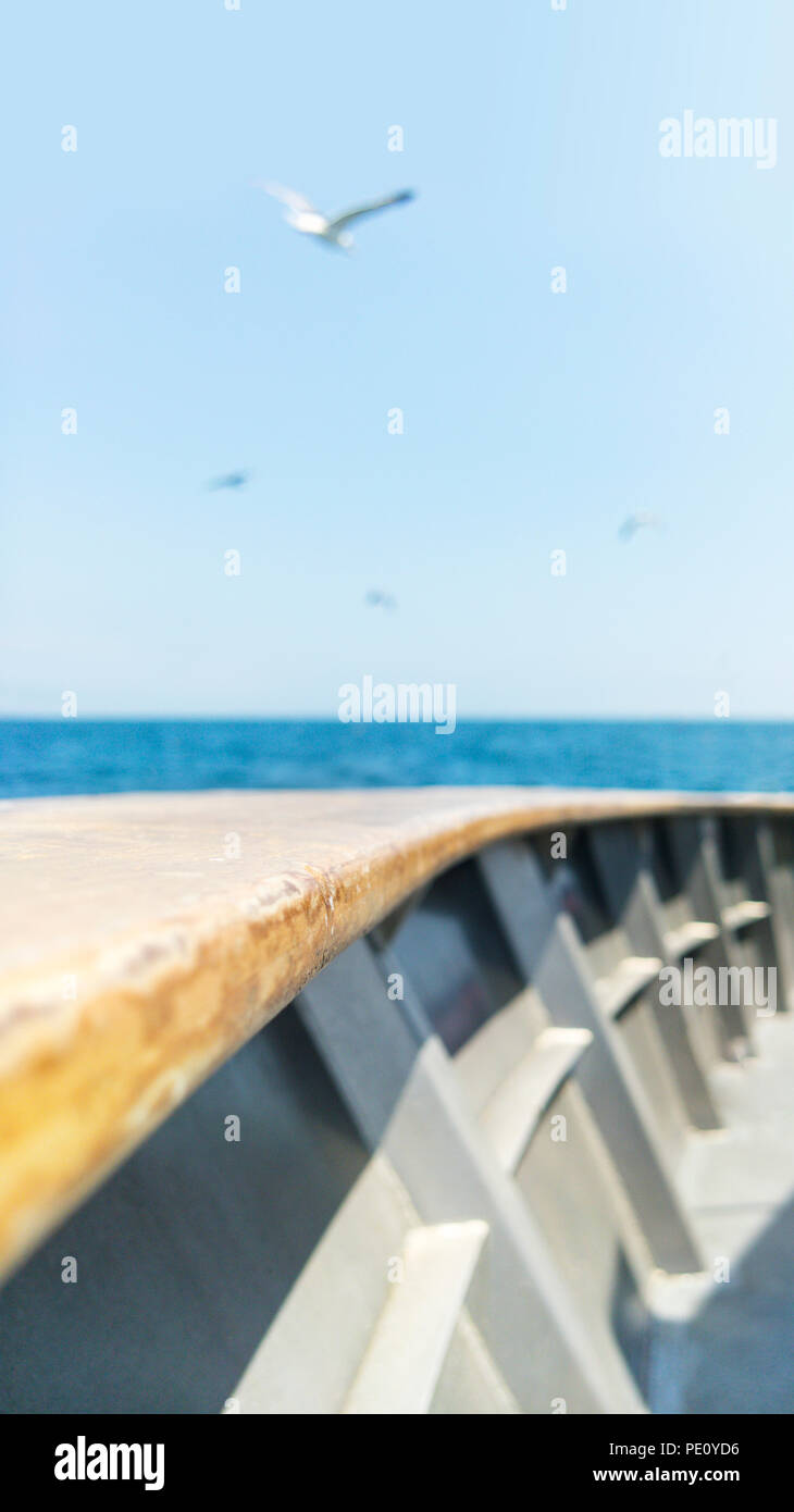Ship deck railing hi-res stock photography and images - Alamy