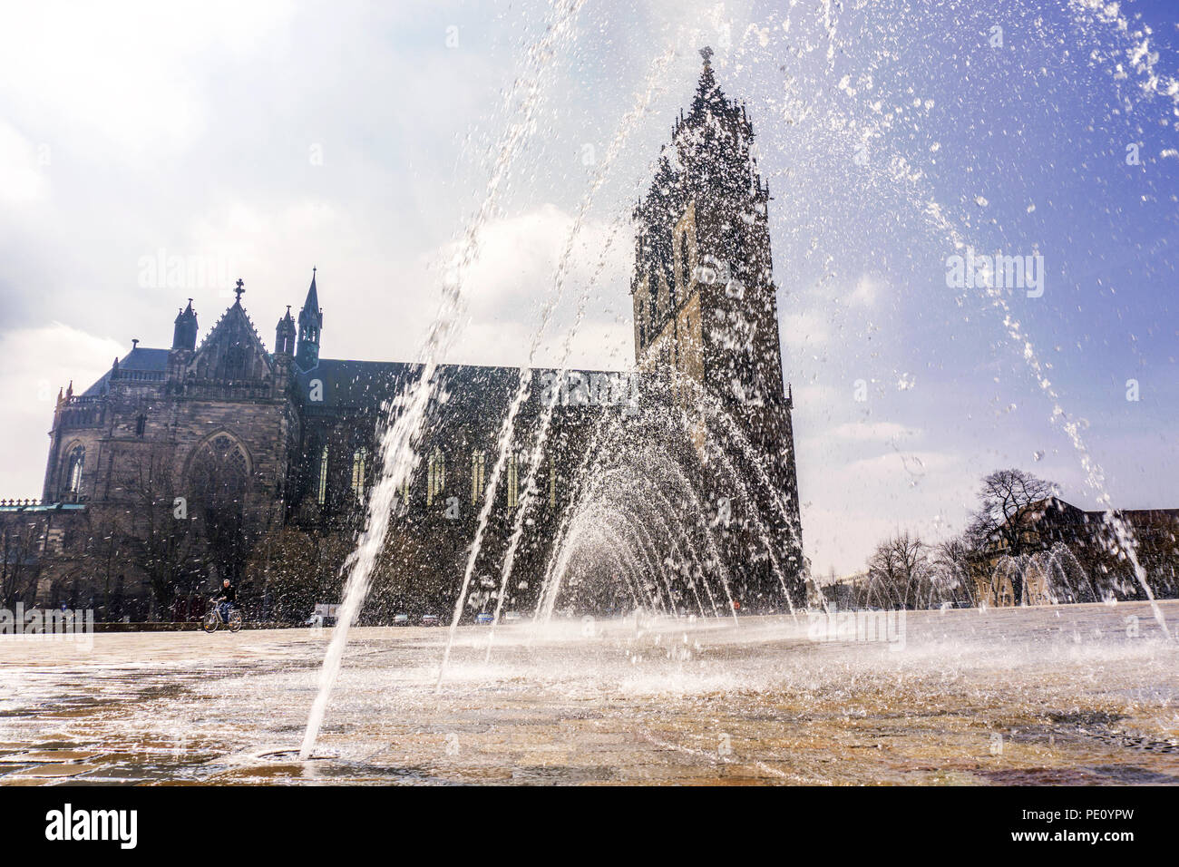 The Cathedral of Magdeburg, Germany Stock Photo - Alamy