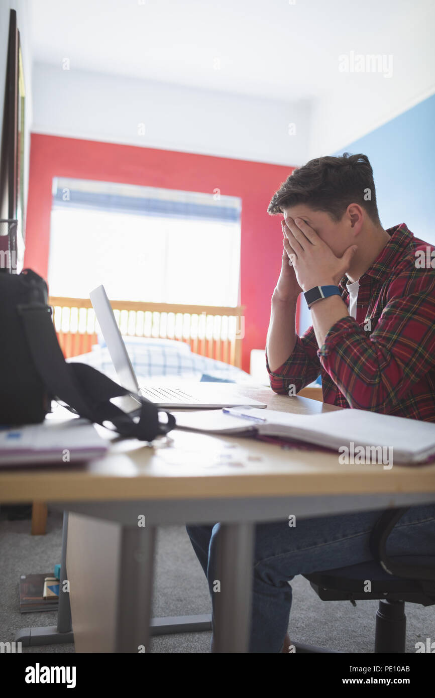 Man working from home Stock Photo - Alamy