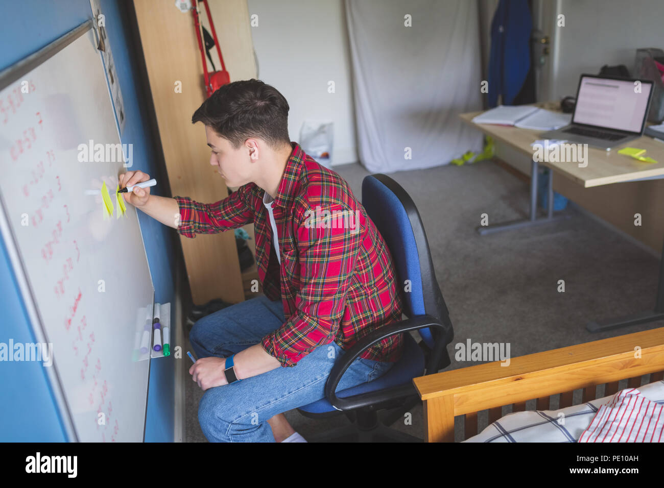 Man working from home Stock Photo - Alamy