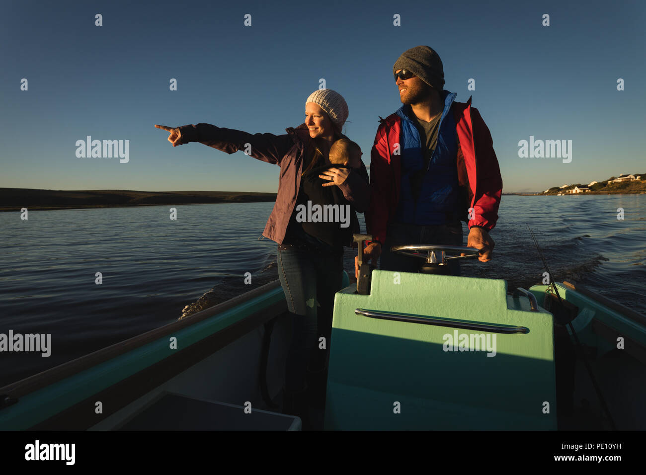 Man riding boat hi-res stock photography and images - Alamy