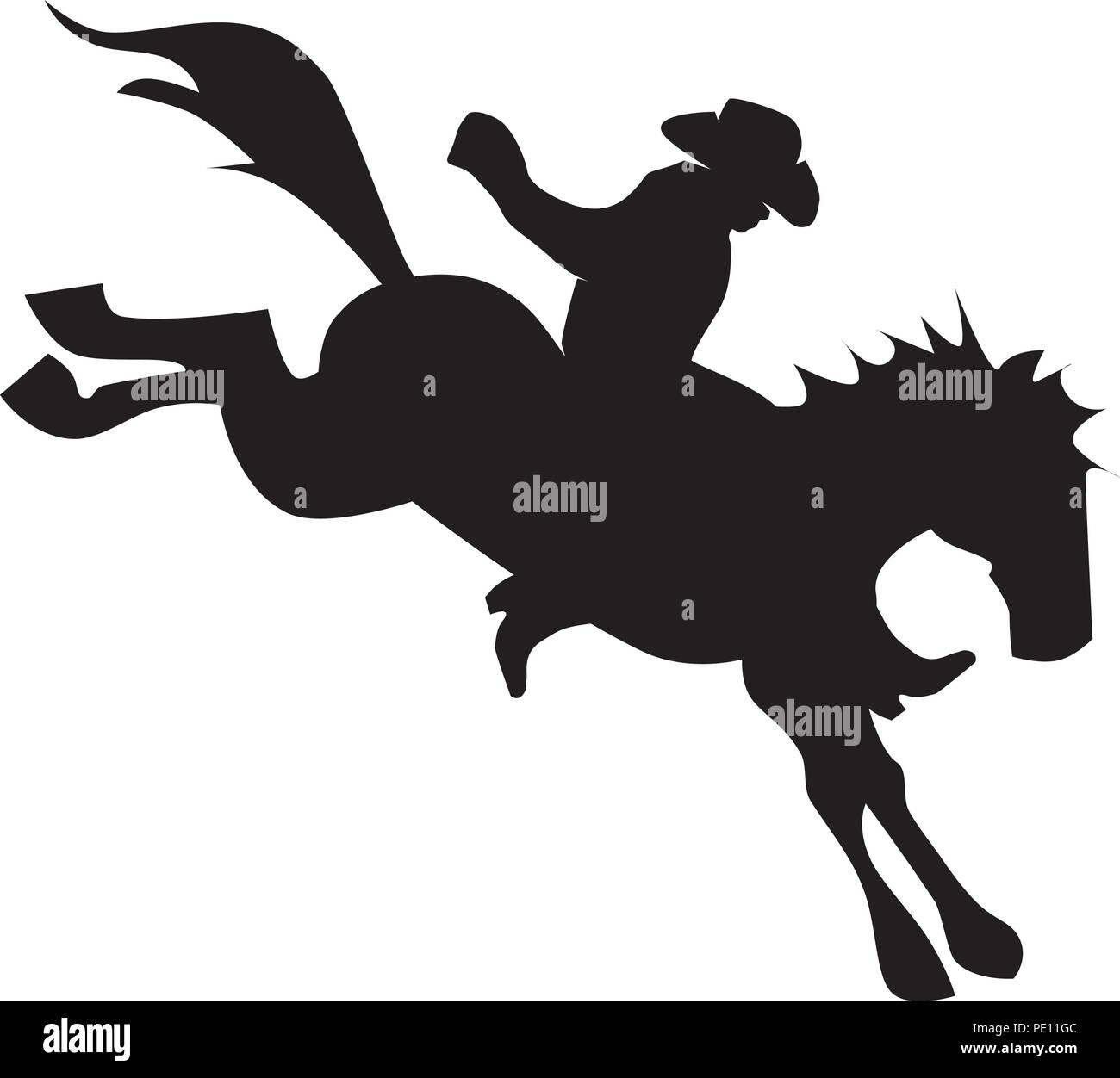 Western Horse Silhouette