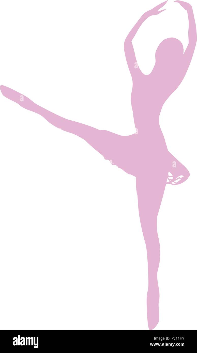 Attractive ballerina Stock Vector Images - Alamy