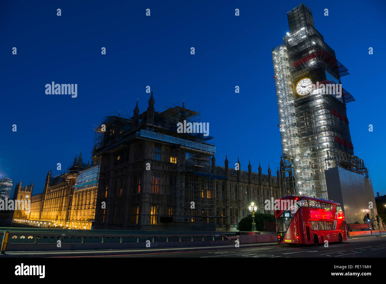 Big Ben renovation works on Parliament’s bell, clock and tower, London ...