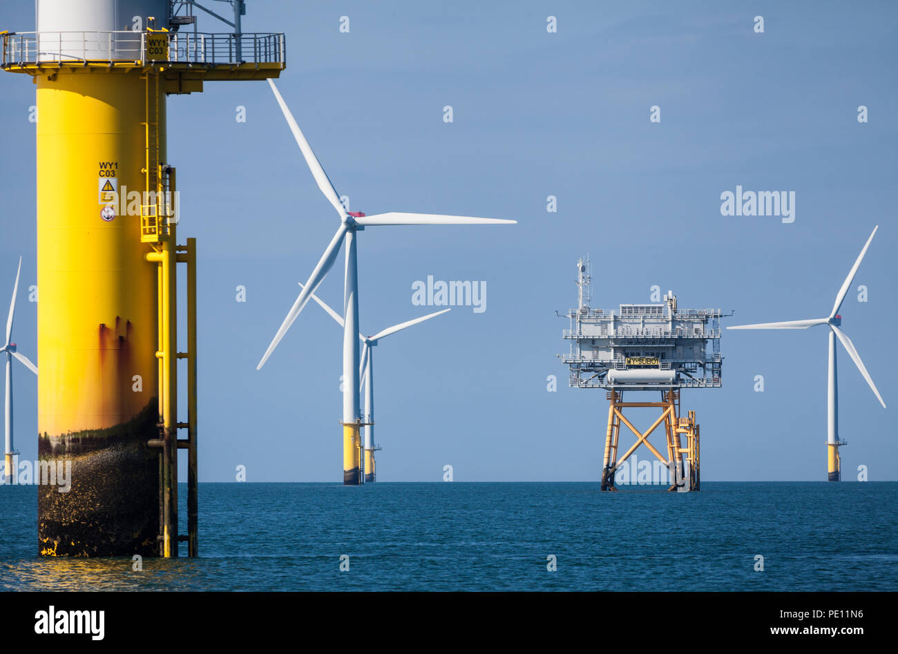 Wind farm crew transfer vessel hi-res stock photography and images - Alamy