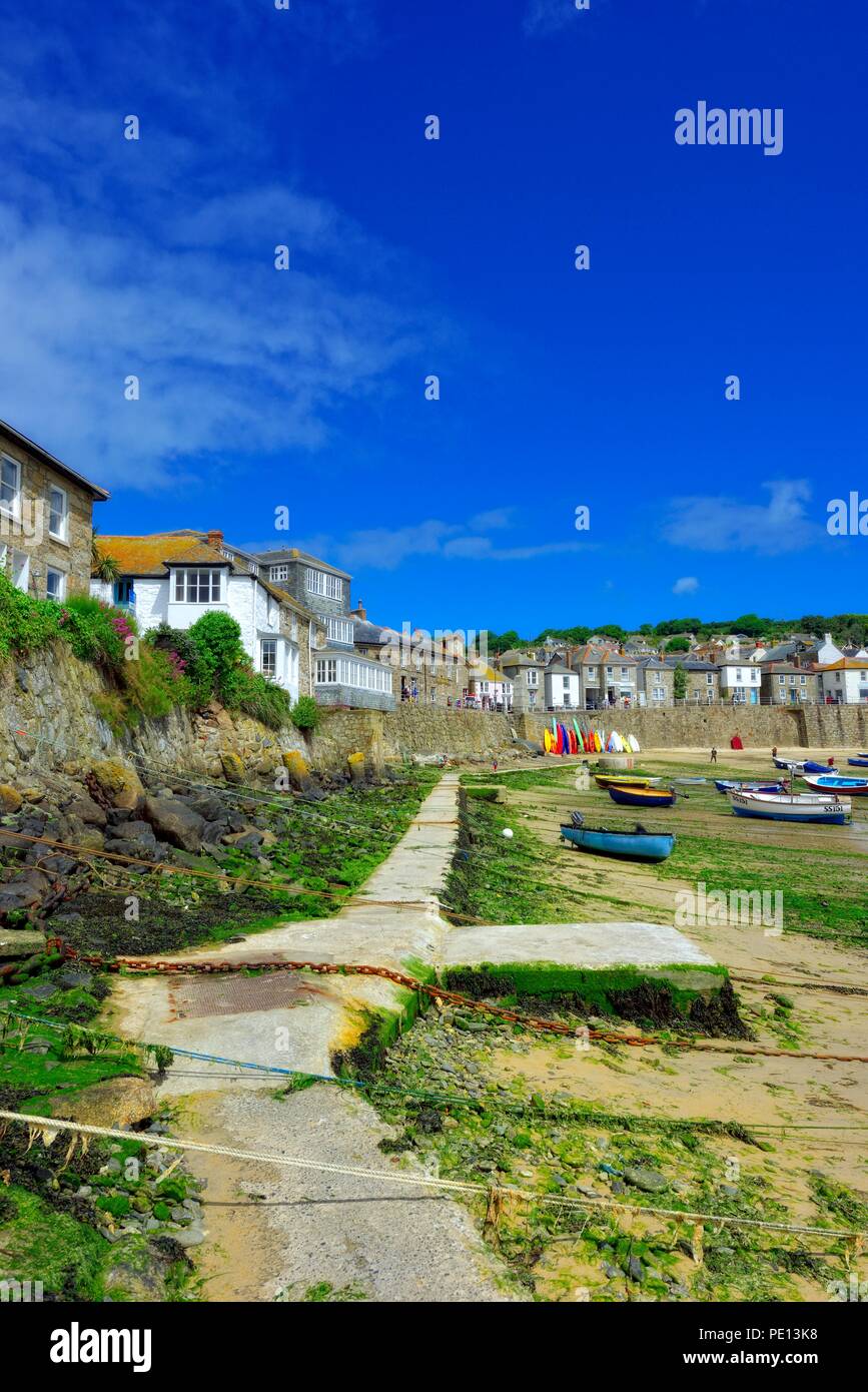 Mousehole, fishing village,Cornwall,England,UK Stock Photo - Alamy