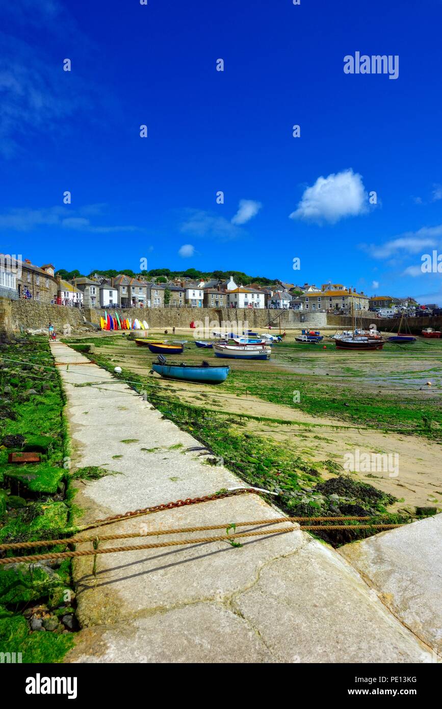 Mousehole, fishing village,Cornwall,England,UK Stock Photo - Alamy