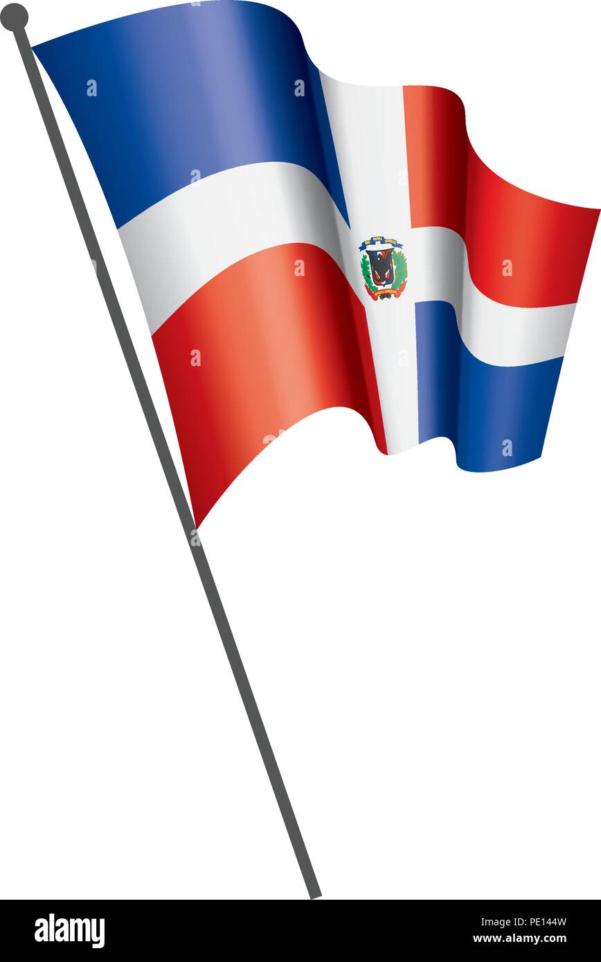 National flag dominicana on Stock Vector Images - Alamy
