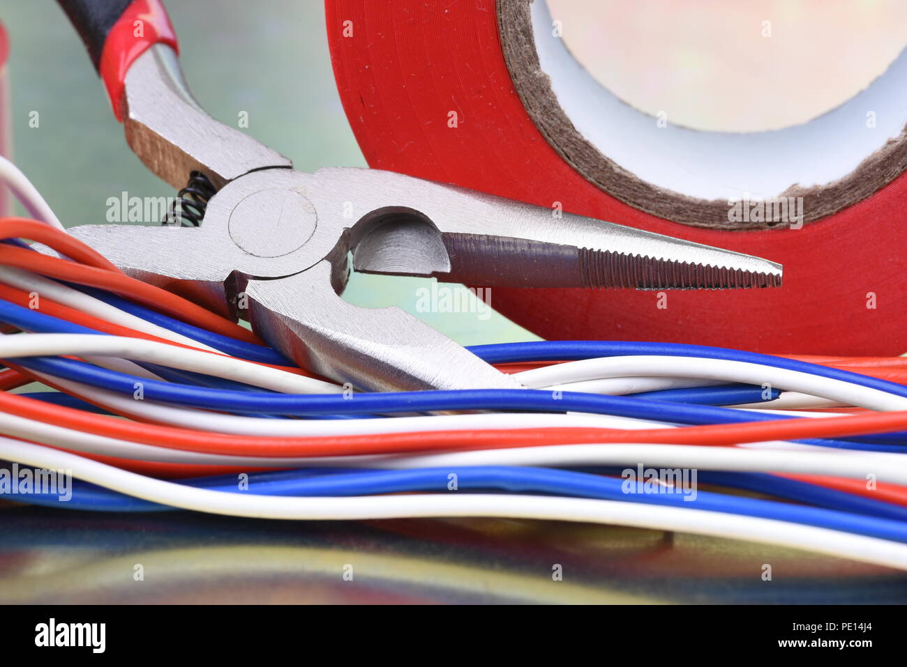 Electric cable tape hi-res stock photography and images - Alamy