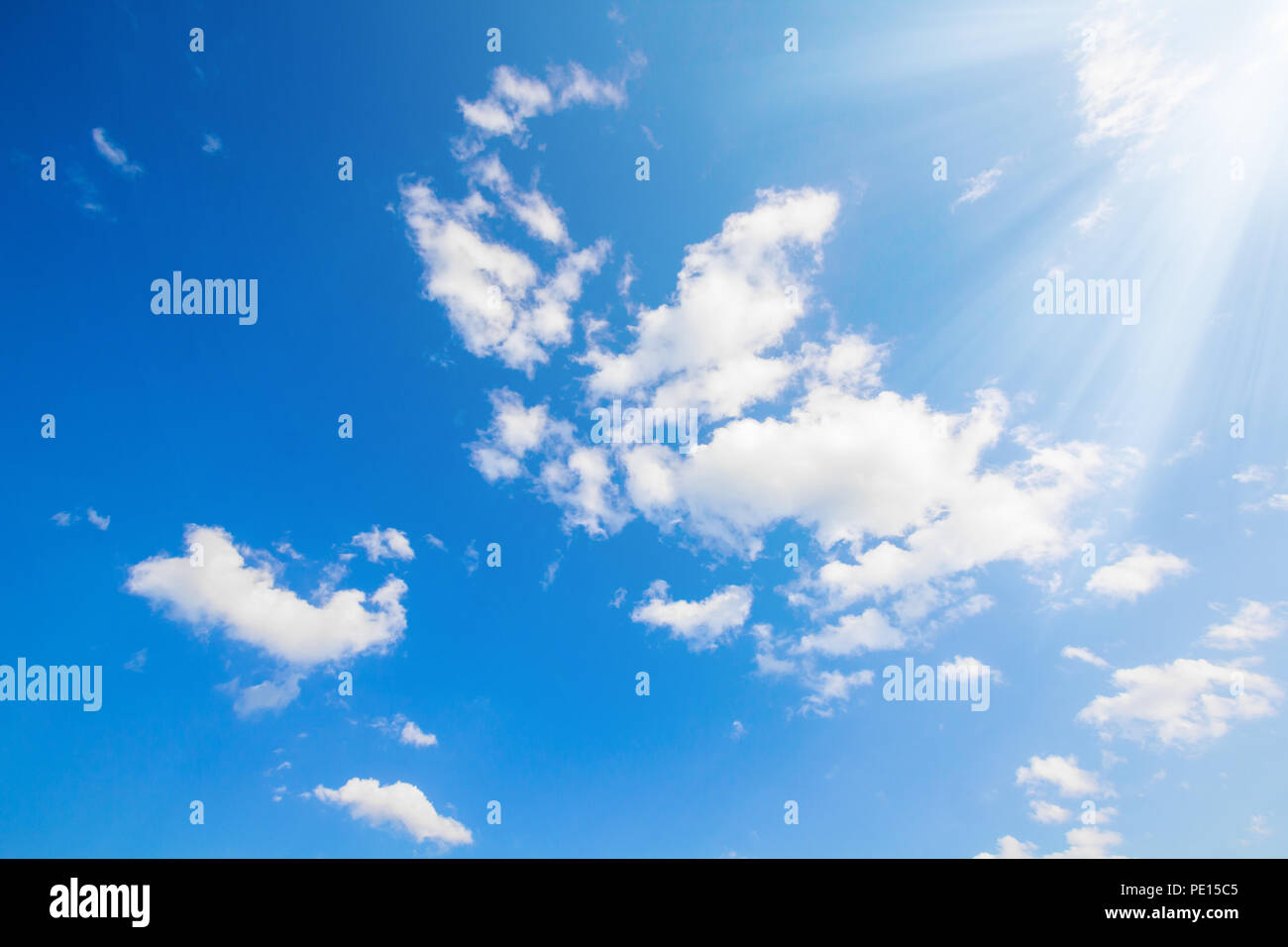 Vibrant blue skies hi-res stock photography and images - Alamy