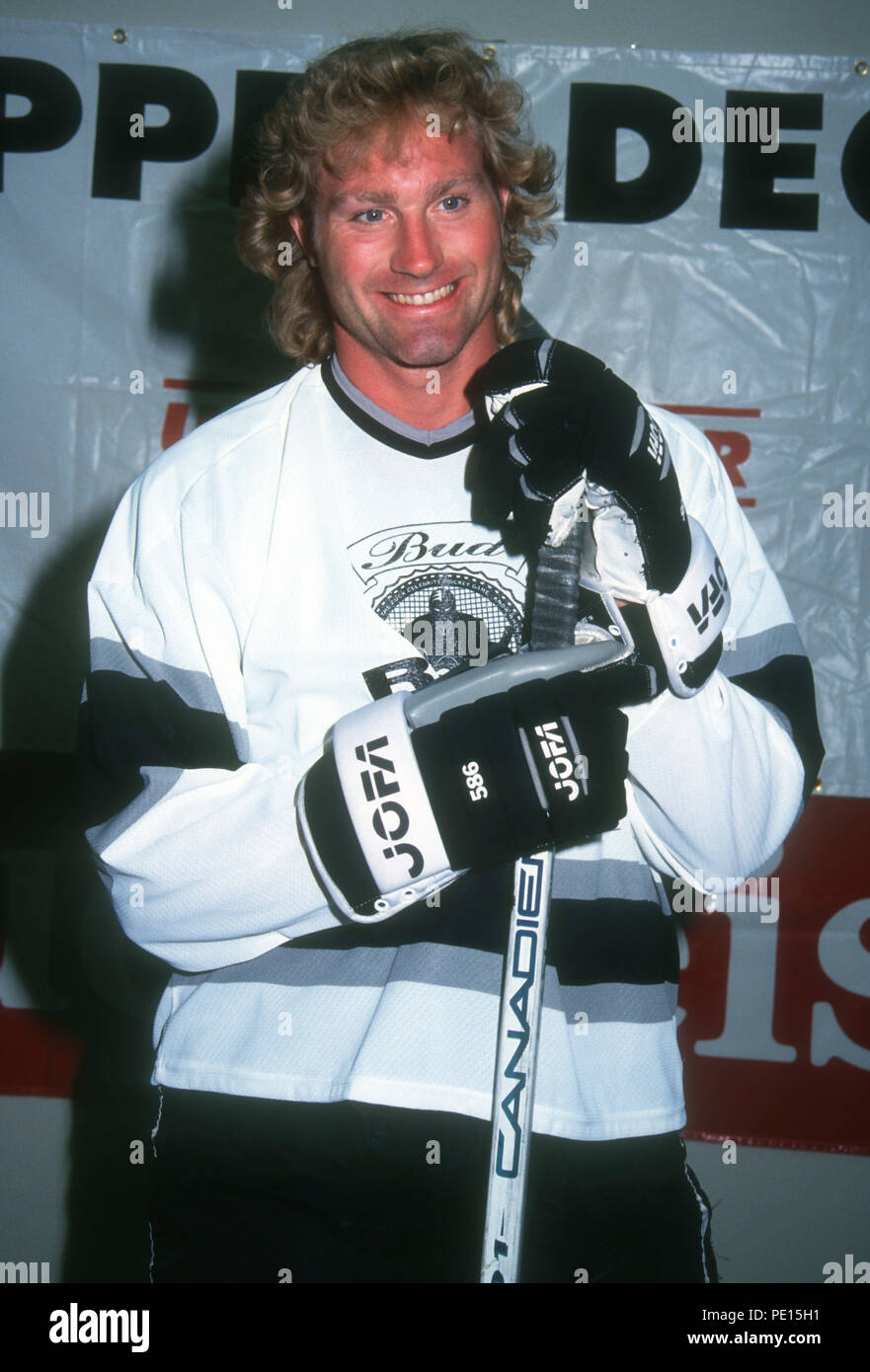 LOS ANGELES, CA - JUNE 14: Canadian Ice Hockey player Marty McSorley ...