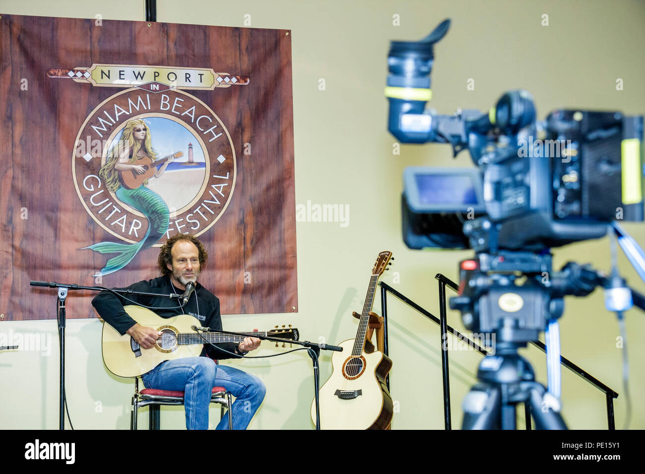 Miami Beach Florida,Convention Center,centre,Newport Guitar Festival ...