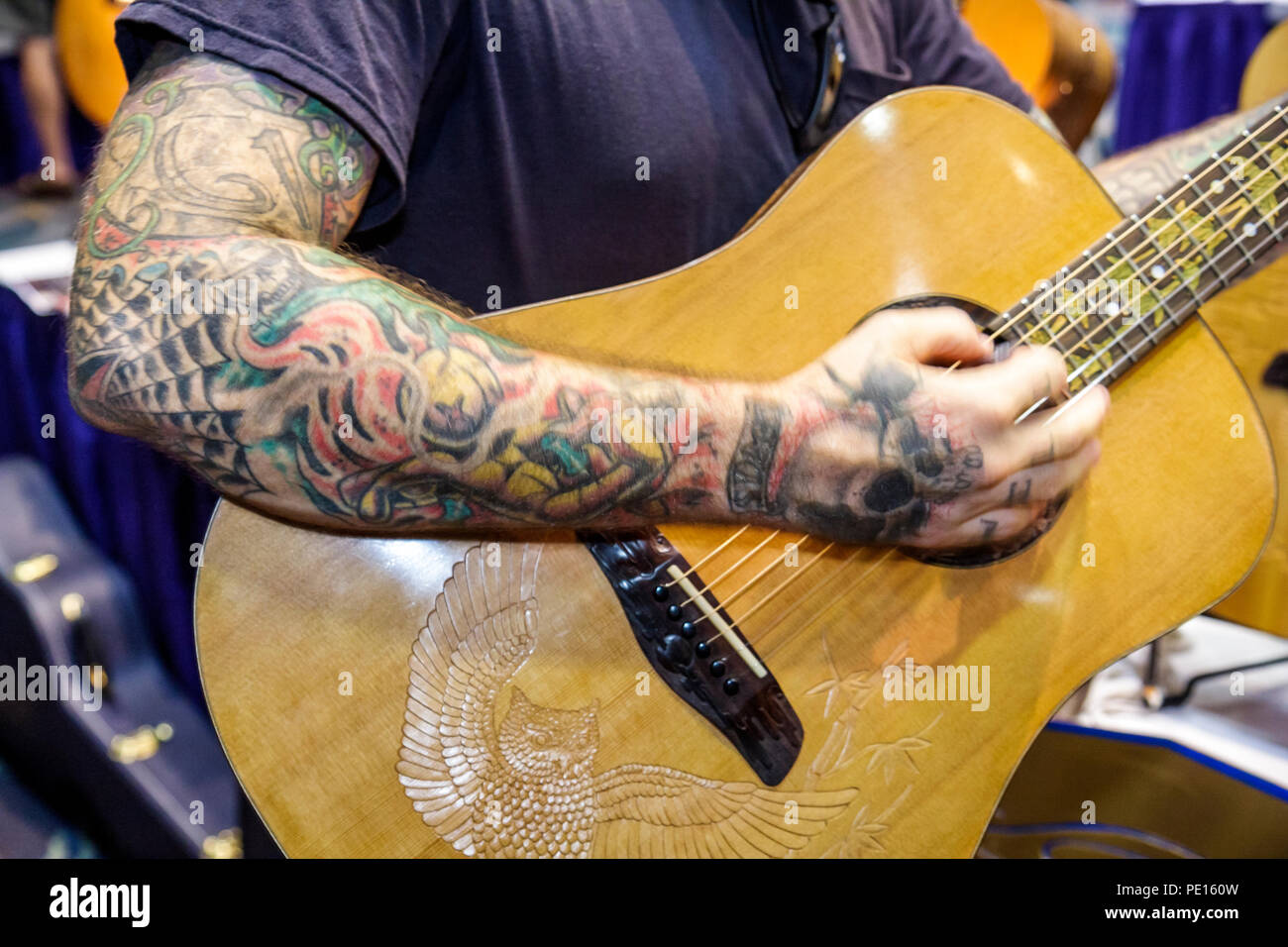 Miami Beach Florida,Convention Center,centre,Newport Guitar Festival ...