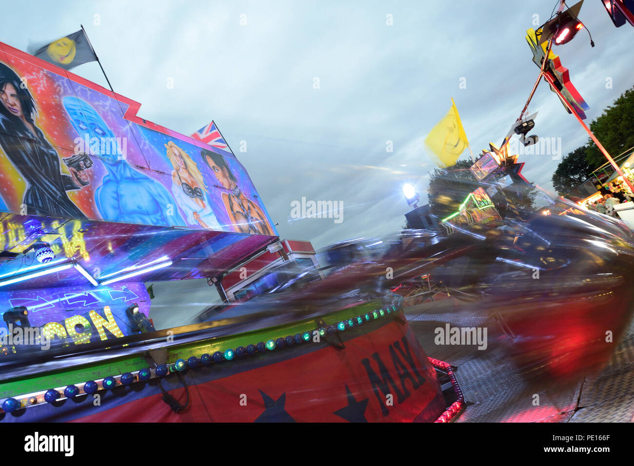 Fairground ride waltzer funfair hi-res stock photography and images - Alamy