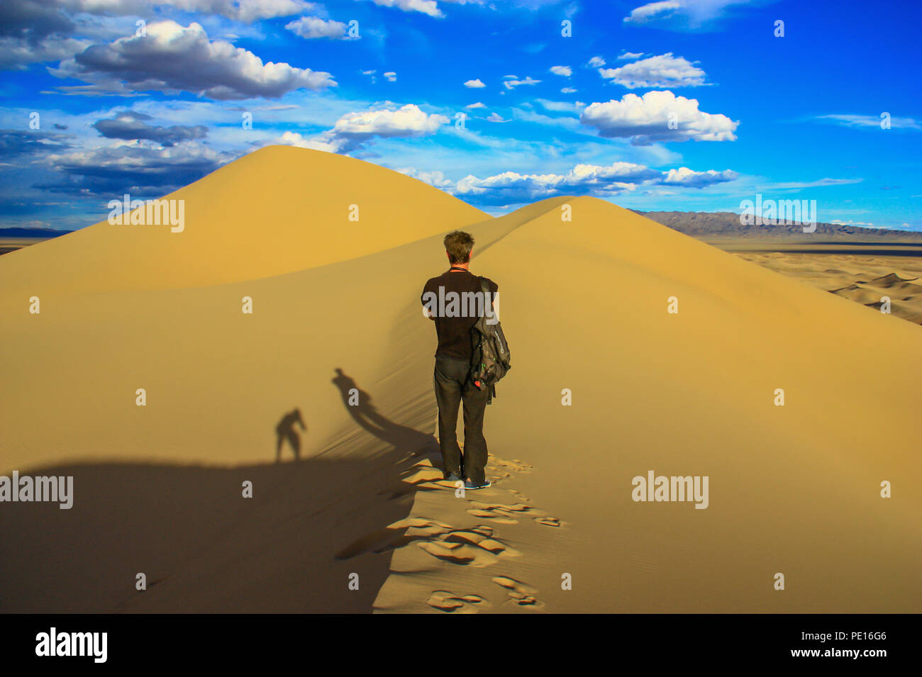 Gobi Desert, Mongolia - one of the largest deserts in the World, with ...