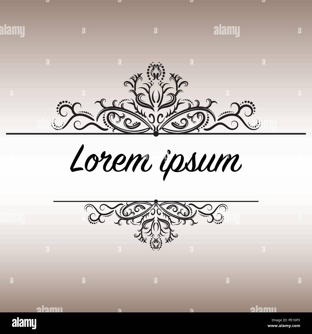 Royal vintage wedding Stock Vector Images - Alamy