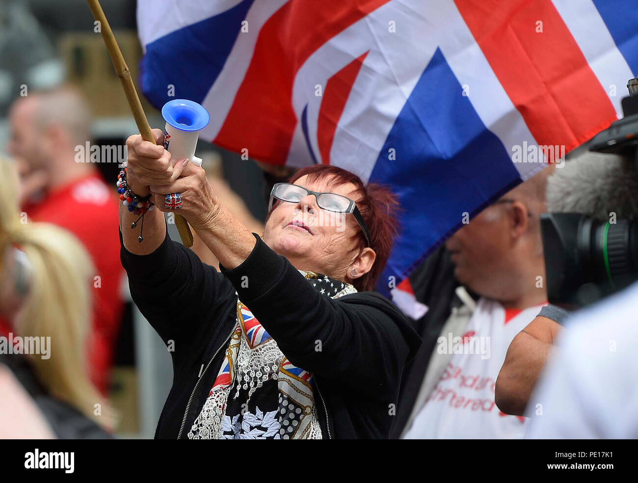 A counter protest by the loyalist group Northern Ireland Against ...