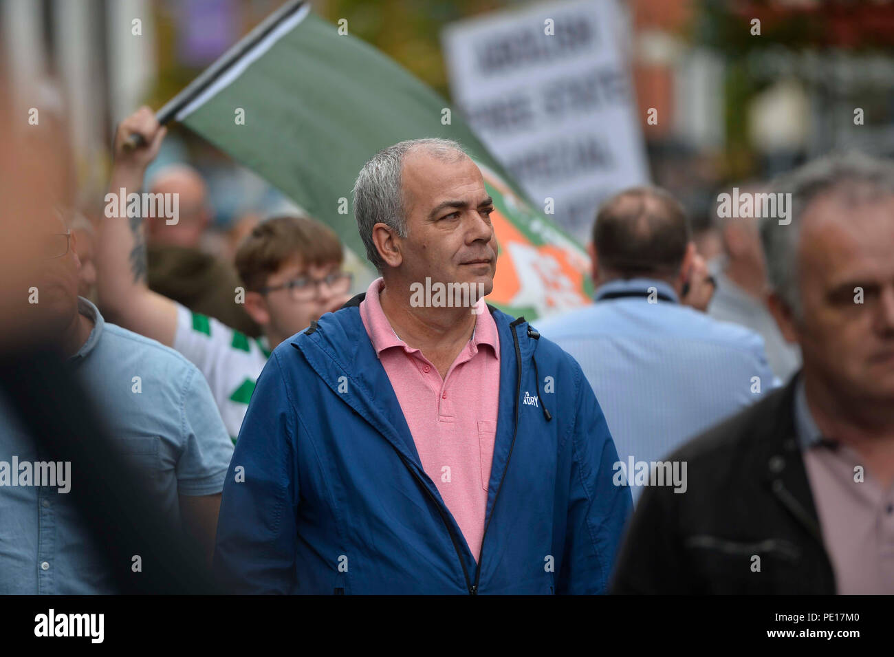 Colin duffy at an anti internment march in belfast city centre hi-res ...