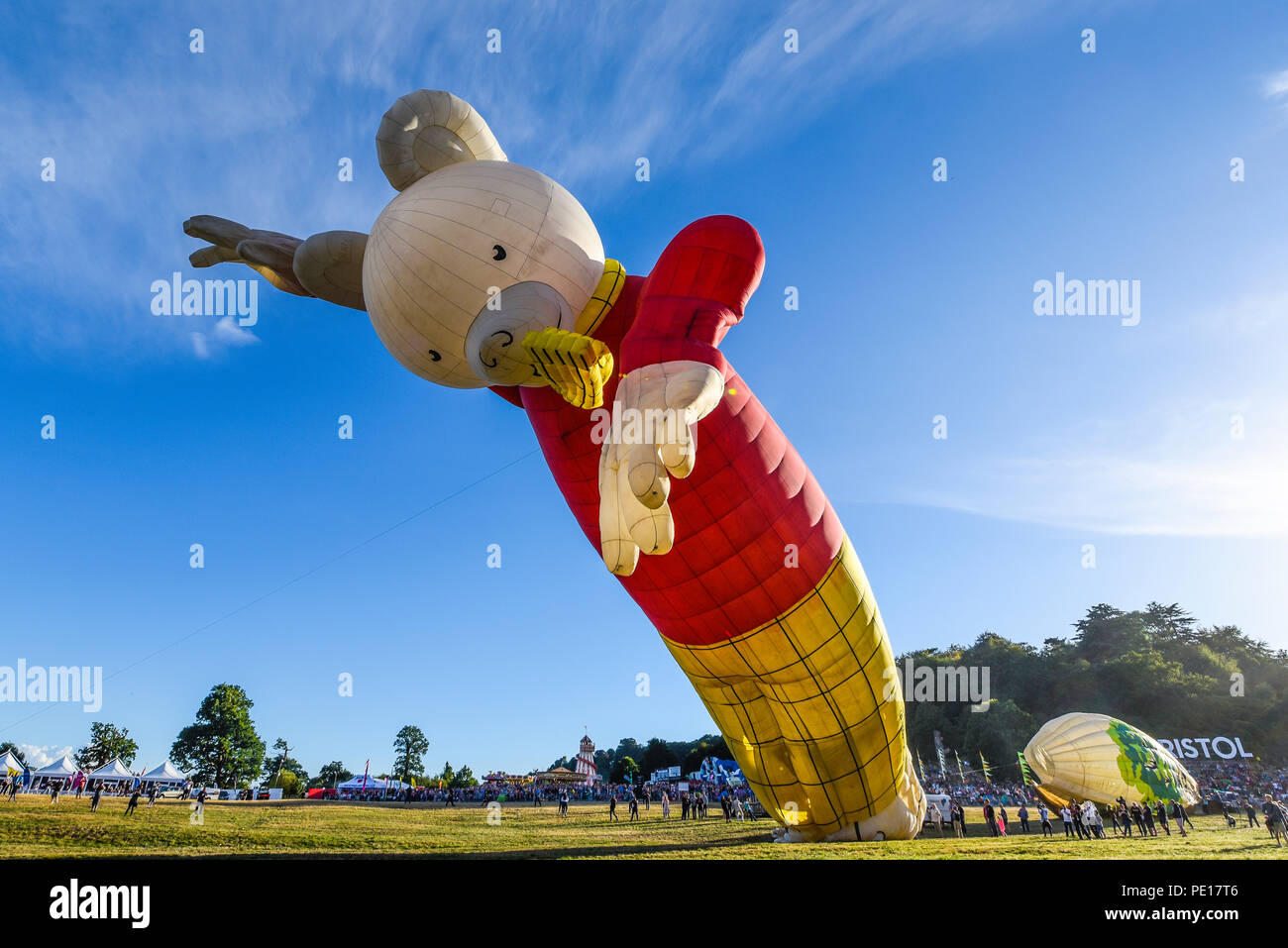 Rupert the Bear hot air balloon at the Bristol International Balloon ...