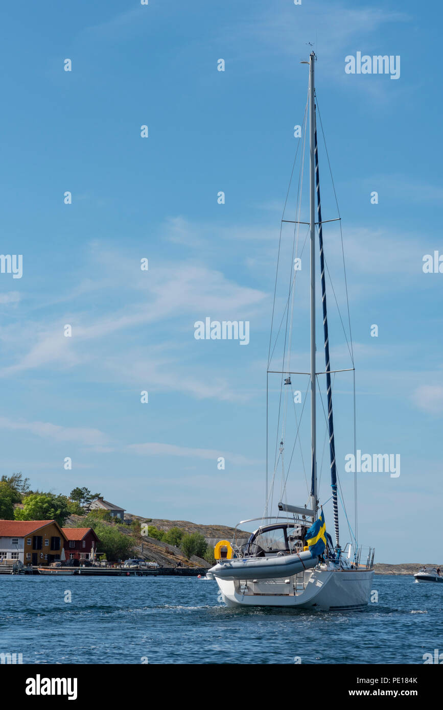 Sailing in Sweden in summer Stock Photo - Alamy