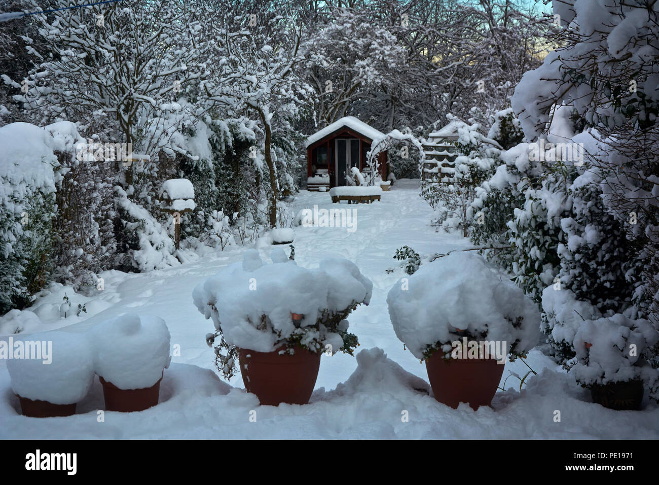 Winter and cold climate Stock Photo - Alamy