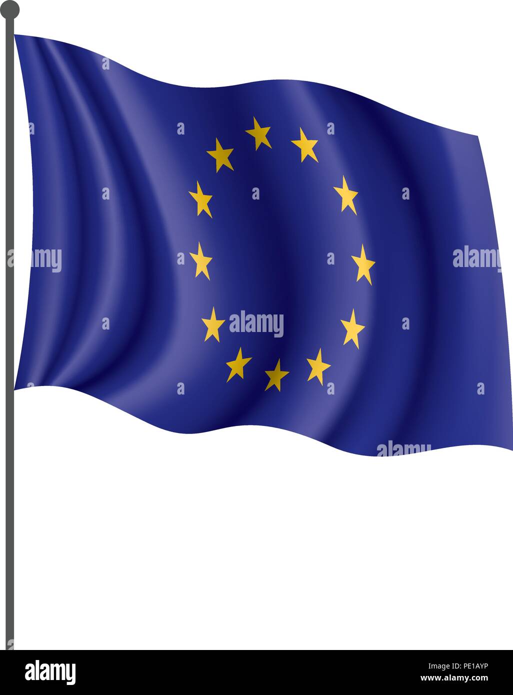 European union flag, vector illustration Stock Vector Image & Art - Alamy
