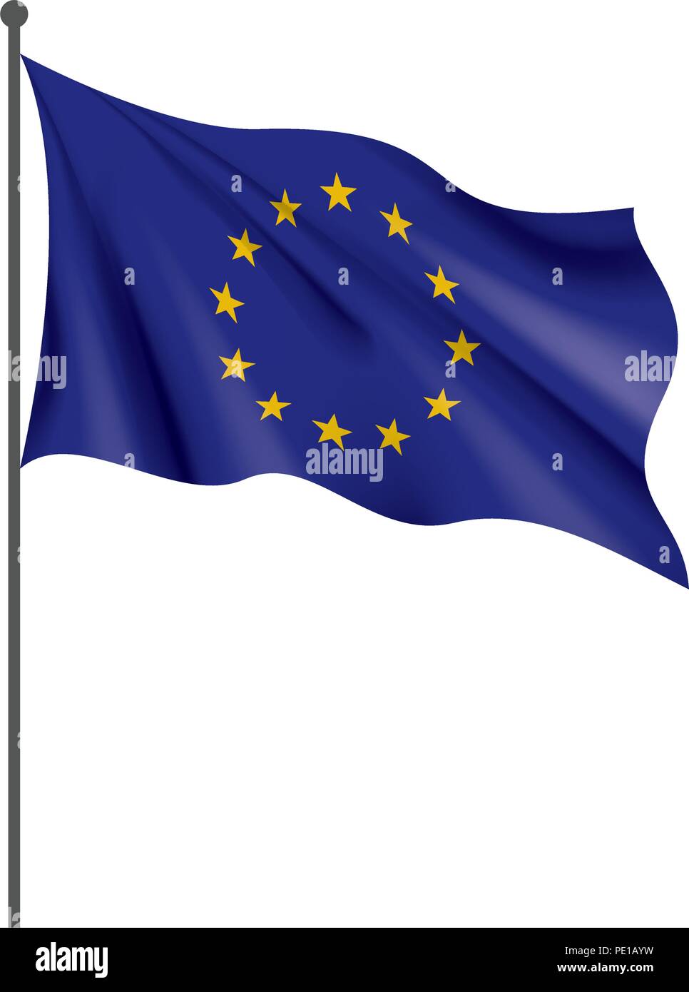 European union flag, vector illustration Stock Vector Image & Art - Alamy