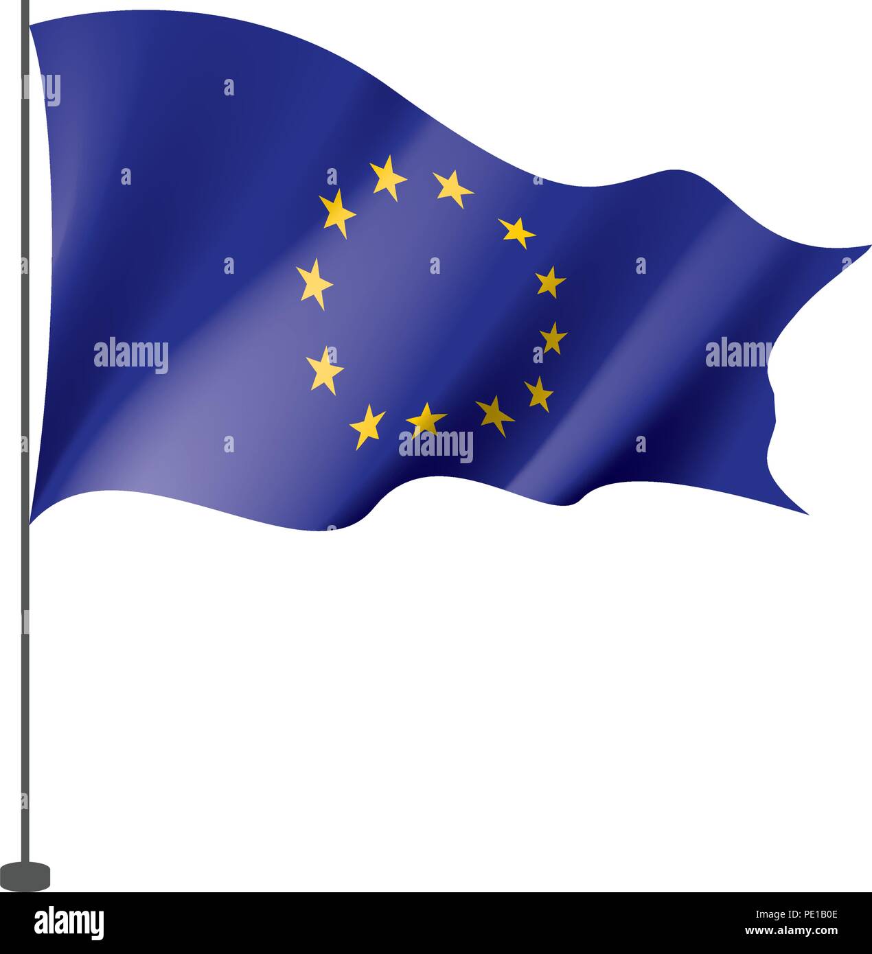 European union flag, vector illustration Stock Vector Image & Art - Alamy