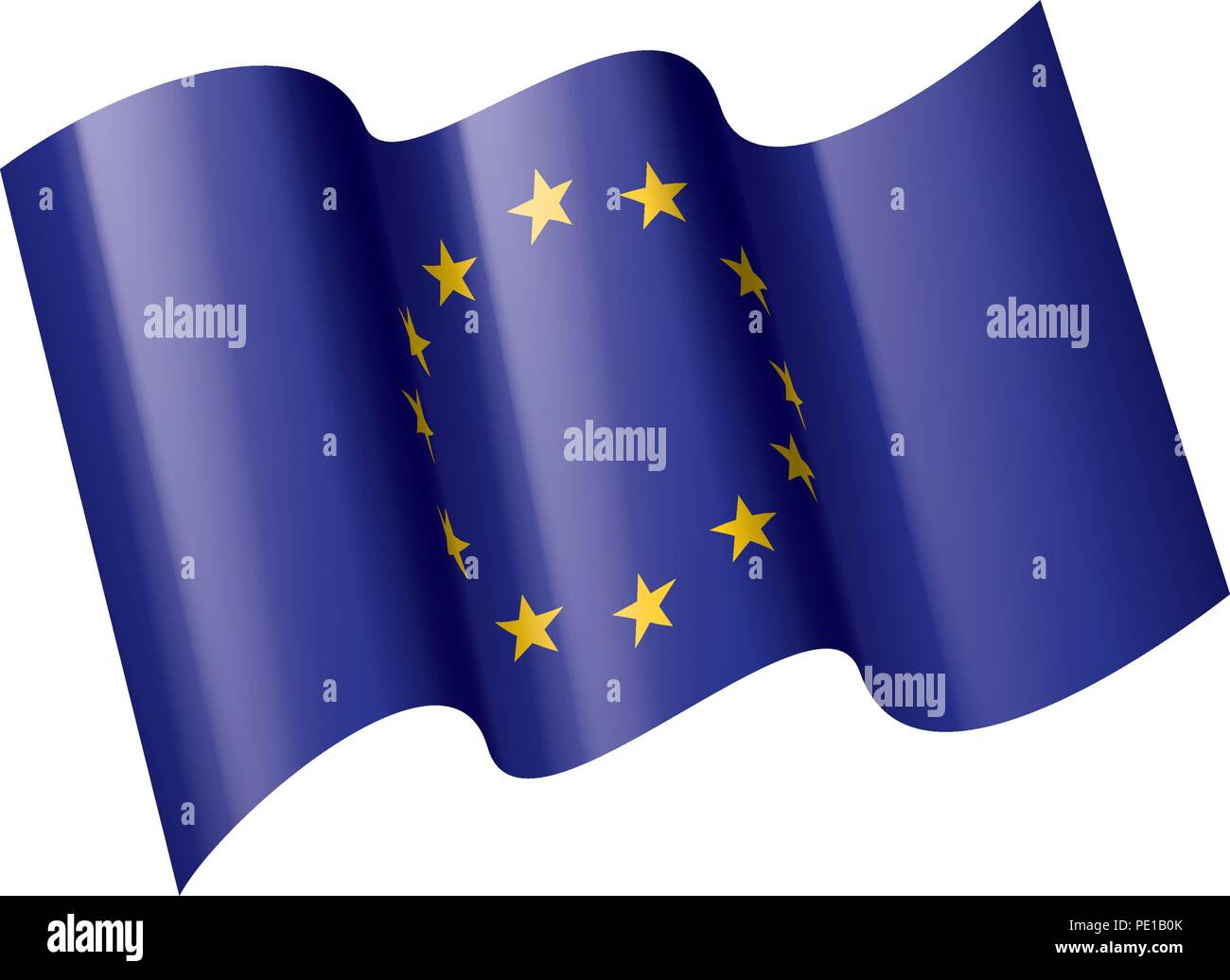 European union flag, vector illustration Stock Vector Image & Art - Alamy