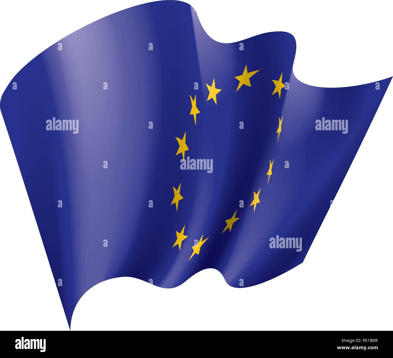 European union flag, vector illustration Stock Vector Image & Art - Alamy