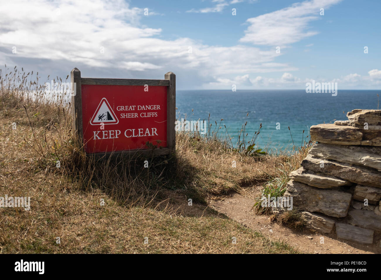 Danger steps view hi-res stock photography and images - Alamy