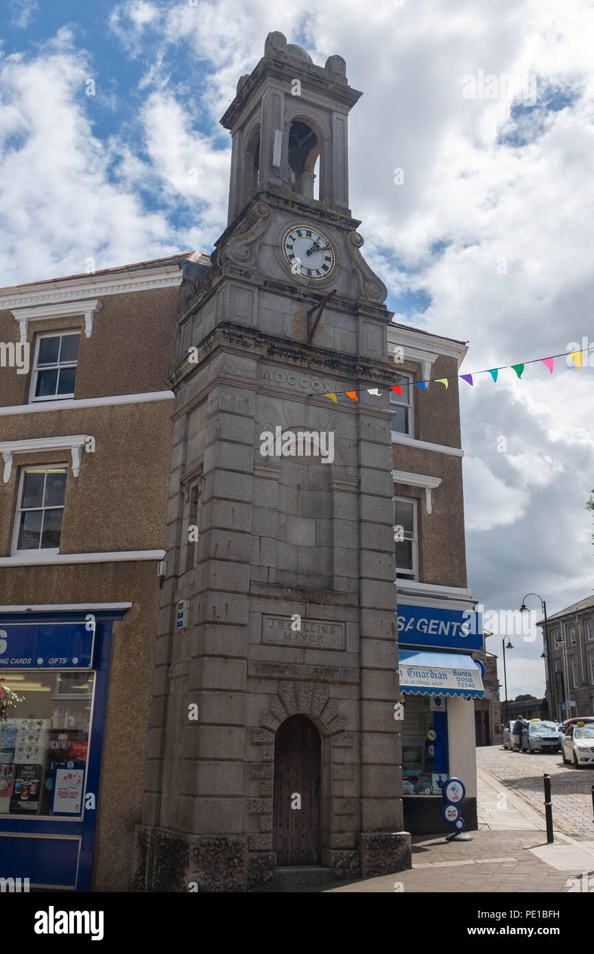 Bodmin town centre, Cornwall, UK Stock Photo - Alamy