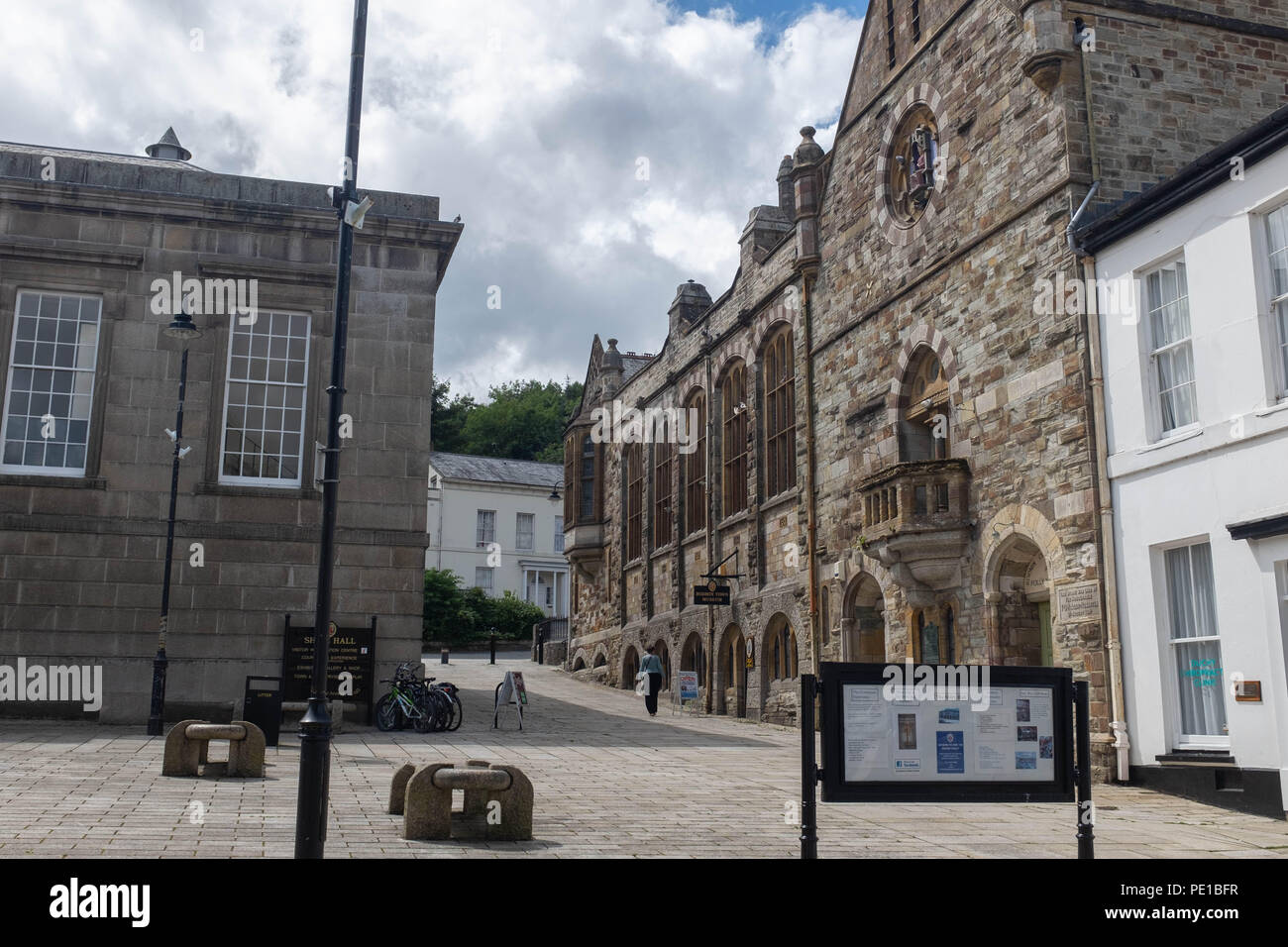 Bodmin town centre, Cornwall, UK Stock Photo - Alamy